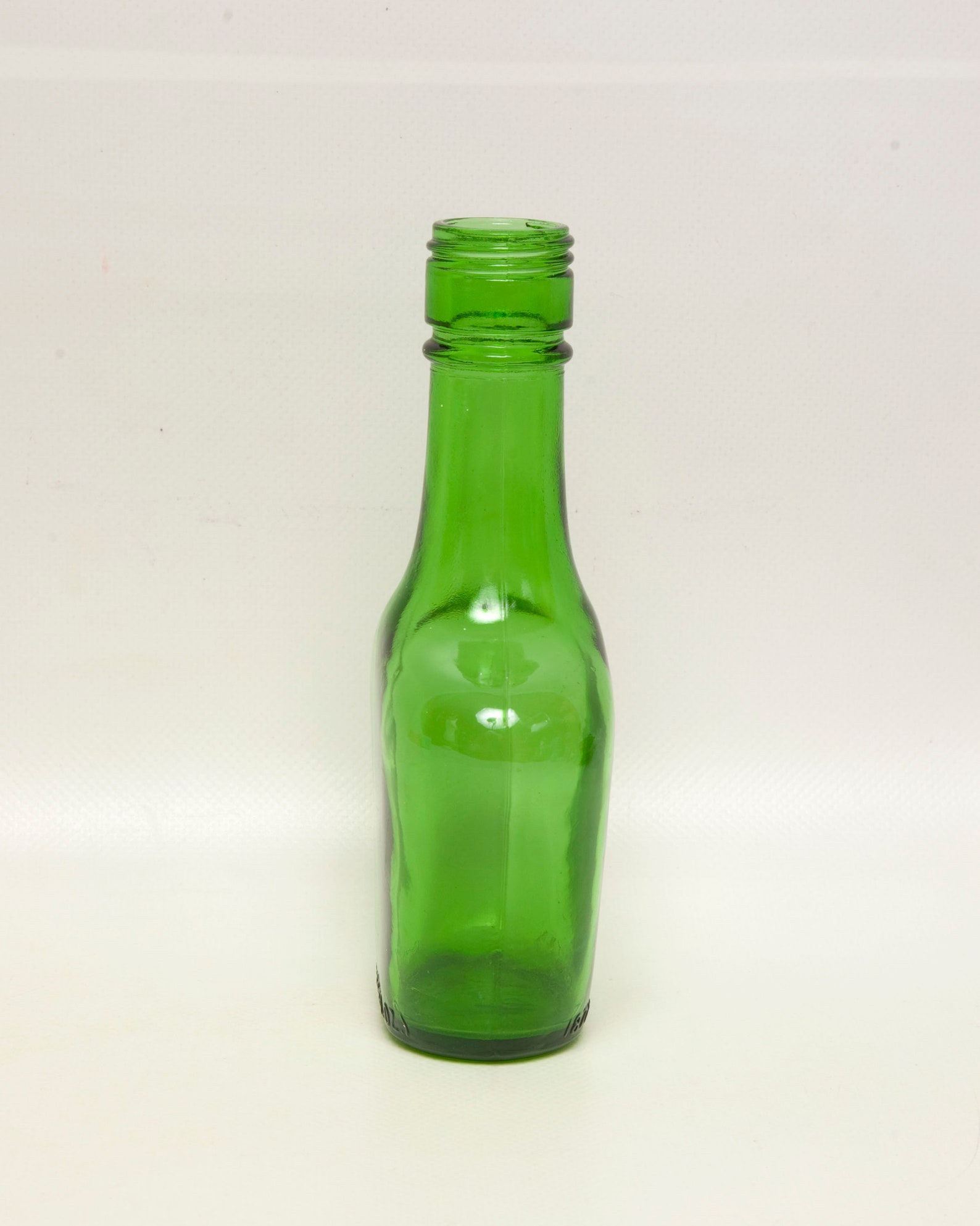 Vintage verde botella de vidrio esmeralda verde jar boticario | Etsy