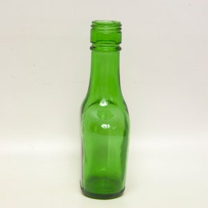 Vintage Green Glass Bottle Emerald Green Jar Apothecary | Etsy