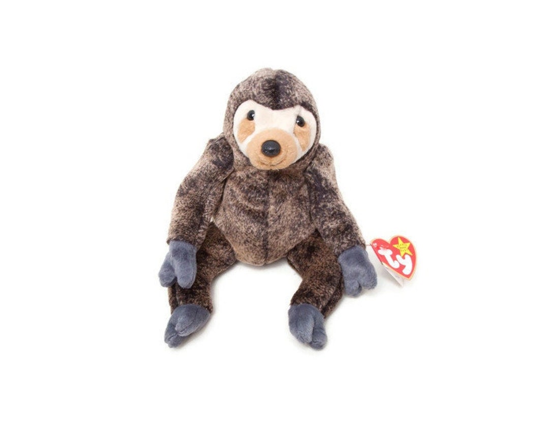 Vintage TY Beanie Baby Slowpoke the Sloth - Dated 1999 - Excellent ...