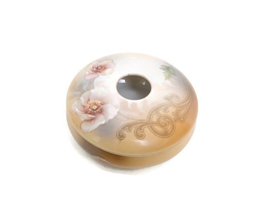 Antique R S Germany Porcelain Hair Receiver Hand Painted - Etsy