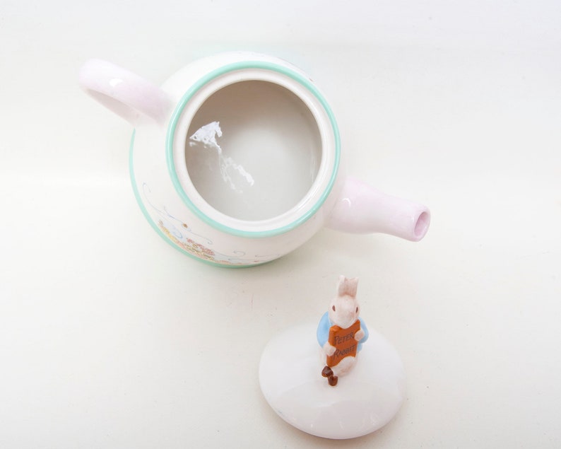 Vintage Beatrix Potter Peter Rabbit Teapot Easter Decor - Etsy