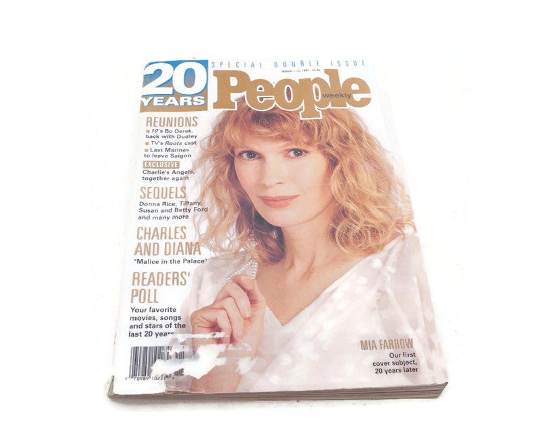 Vintage PEOPLE Magazine 20 Years Double Issue March 1994 Charlies ...
