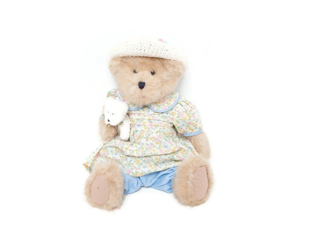 Boyds Bears Heather and Tristan Plush Set - Floral Dress, 14" Mother ...