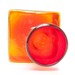 Vintage BLENKO Tangerine Square Glass Vase Joel Myers Amberina - Etsy
