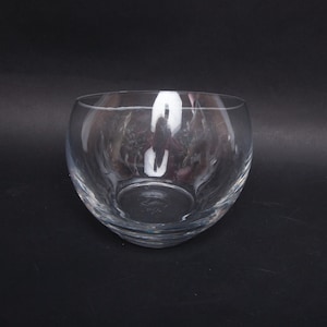 Vintage Slant Cut Glass Bowl: Angled Terrarium Vase, Candy Buffet - Etsy