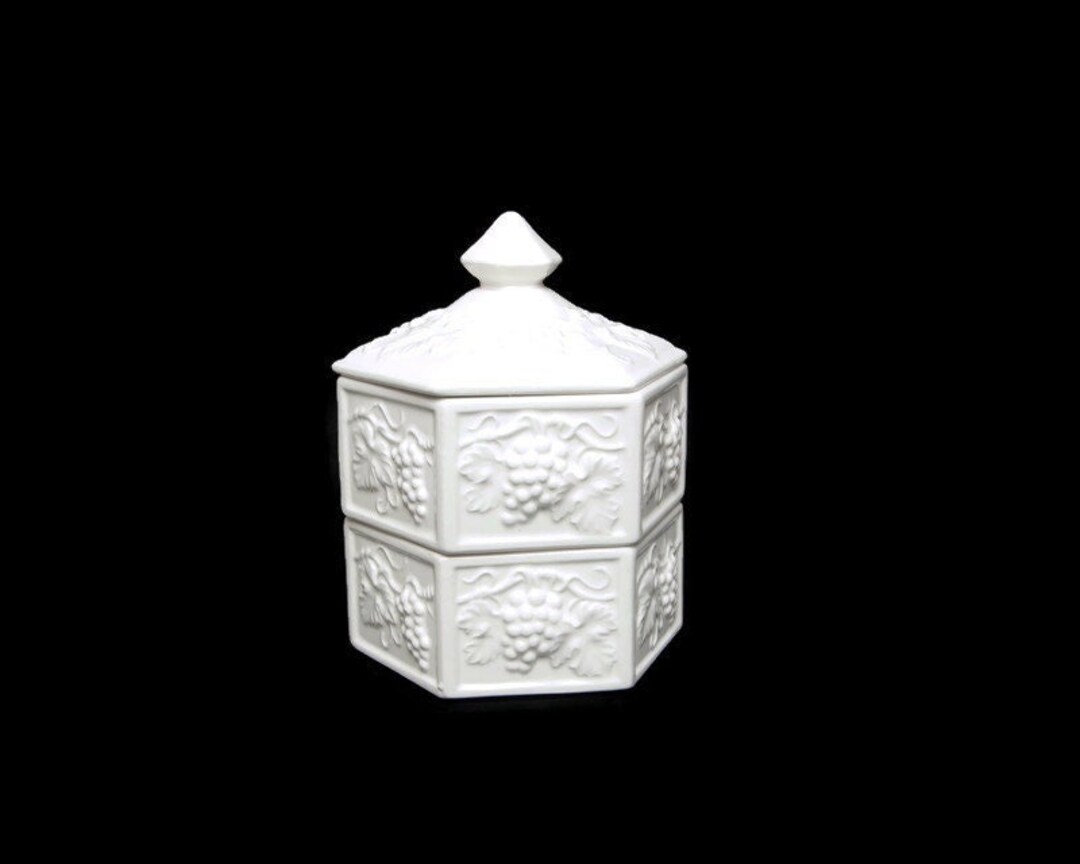 Vintage Stacking Ceramic Boxes Japan Adriane Japanese Porcelain 2 ...