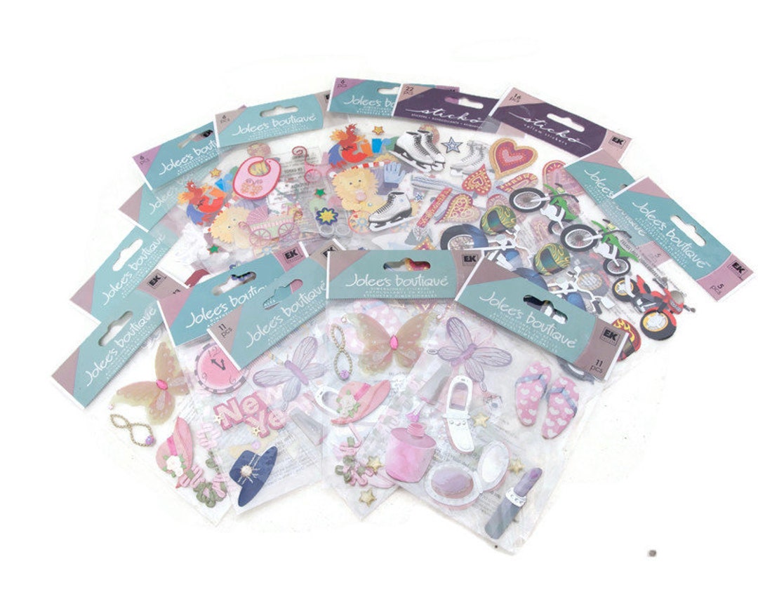 Jolee's Boutique Stickers Lot of 15 3D Dimensional Scrapbooking ...