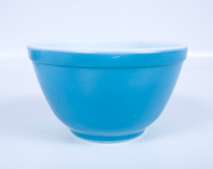 Vintage Blue Pyrex Bowl 401 Mixing Bowl Turqoise Aqua - Etsy