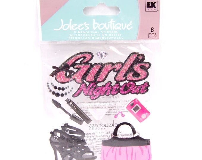 Jolee's Boutique Girls Night Out Stickers 3D Dimensional Scrapbooking ...