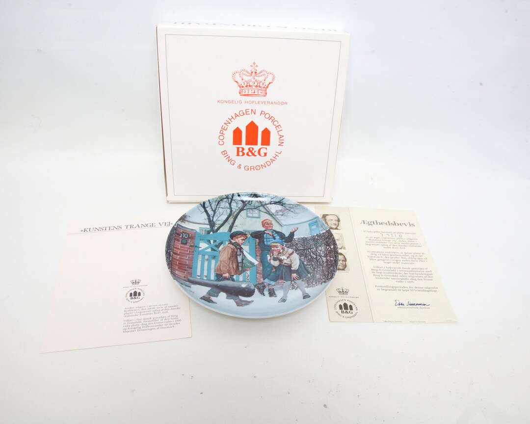 Bing & Grondahl Plate: the Road to Virtuosity | KURT ARD Danish Artist ...