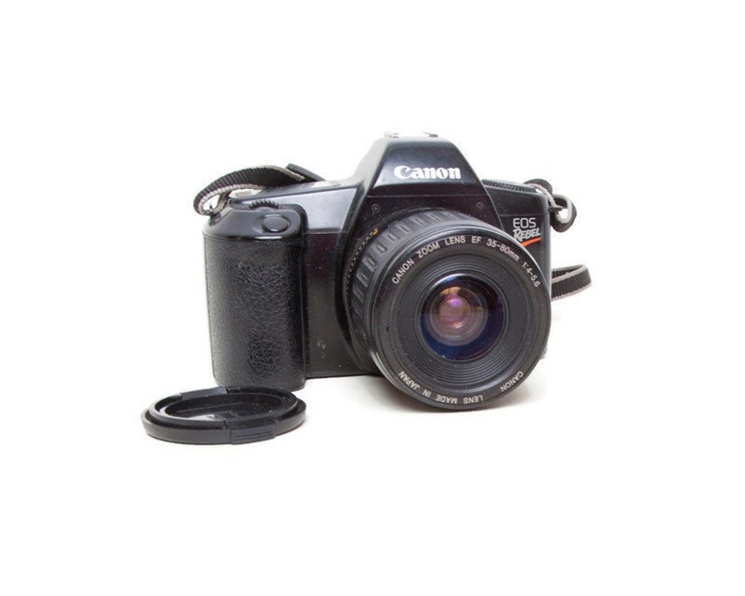 Canon EOS Rebel DSLR Film Camera With Zoom Lens EF 35-80mm 1.4-5.6 Lens ...