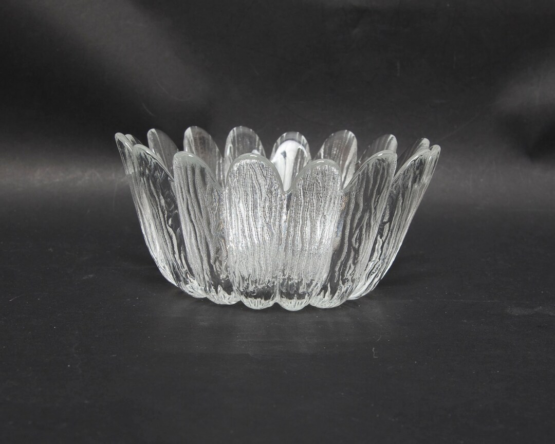 Vintage Holmegaard Denmark, Sidse Werner, Swedish Petal Bowl, Flower ...