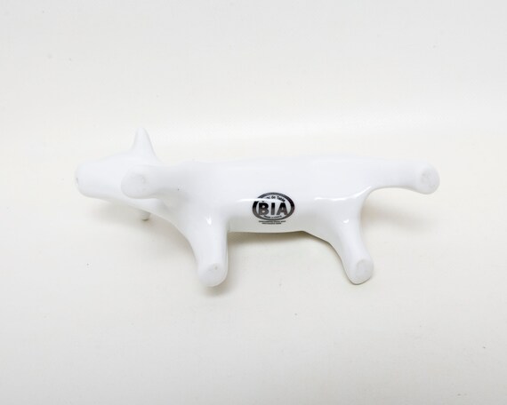 Vintage White Cow Creamer Cream Pitcher BIA Cordon Bleu France ...