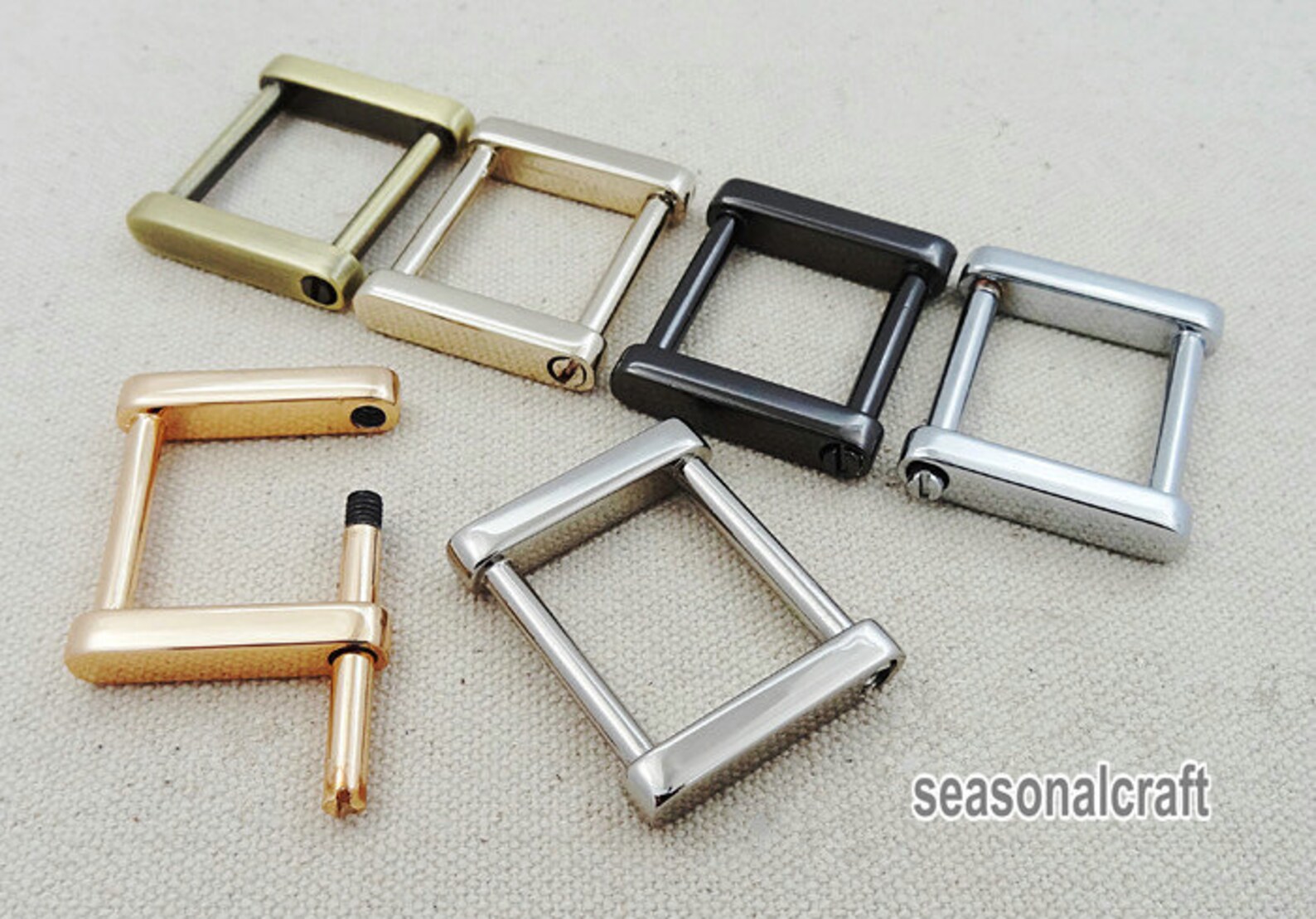High Quality 4Pcs Square-ring with Screw High Quality | Etsy
