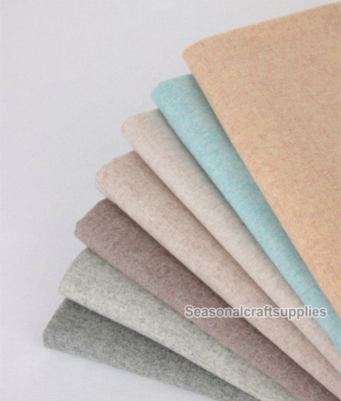 Wool/ Wool Flannel Fabric/ Sheep Wool fabric half yard Winter | Etsy