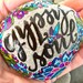 Gypsy Soul /painted Rocks/painted Stones/hippie/boho Art/painted Sea ...