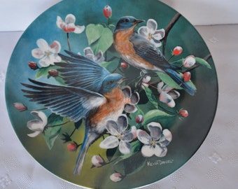 Bluebird plate | Etsy