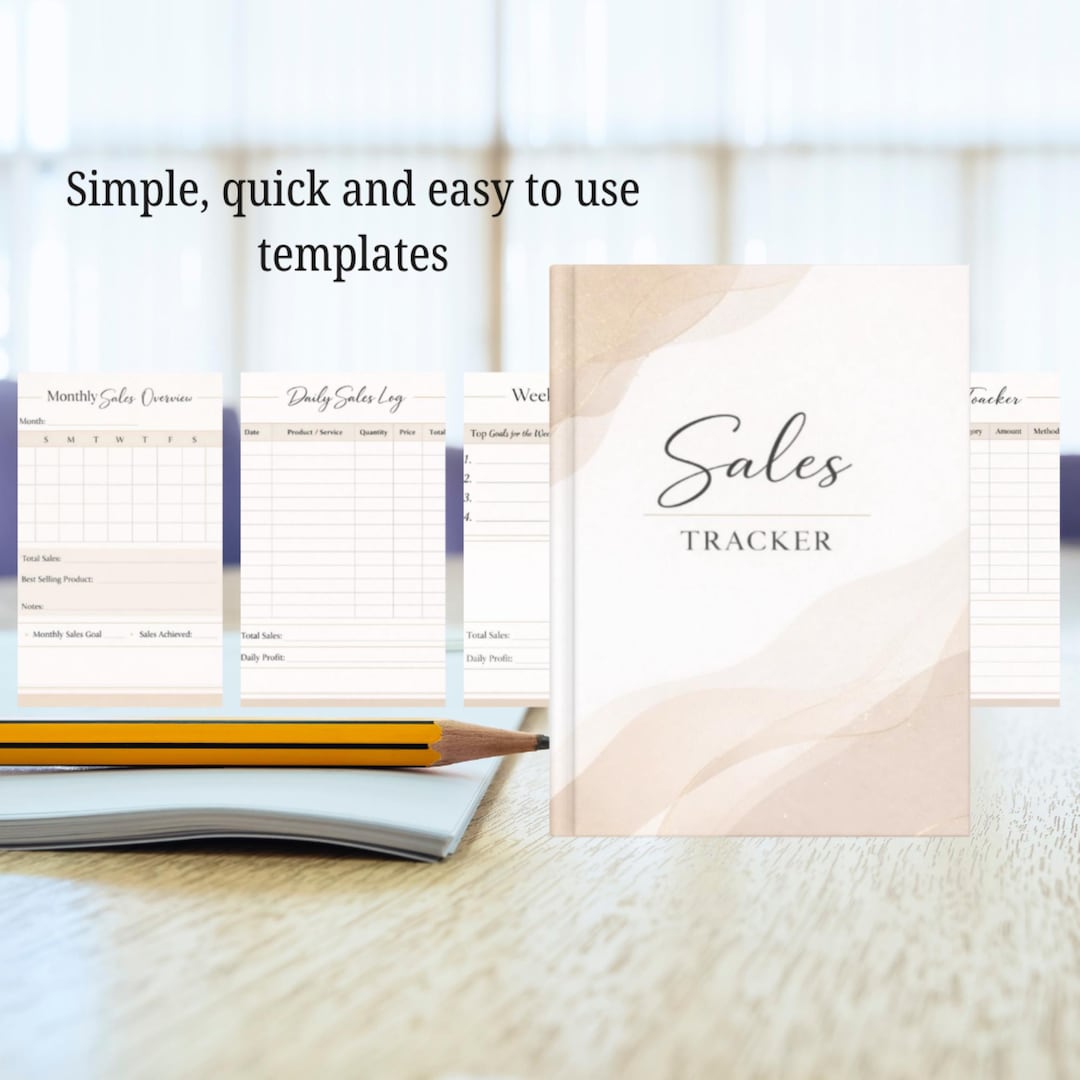 Sales Tracker PDF | Small Business Revenue Log, Profit Monitor (digital ...