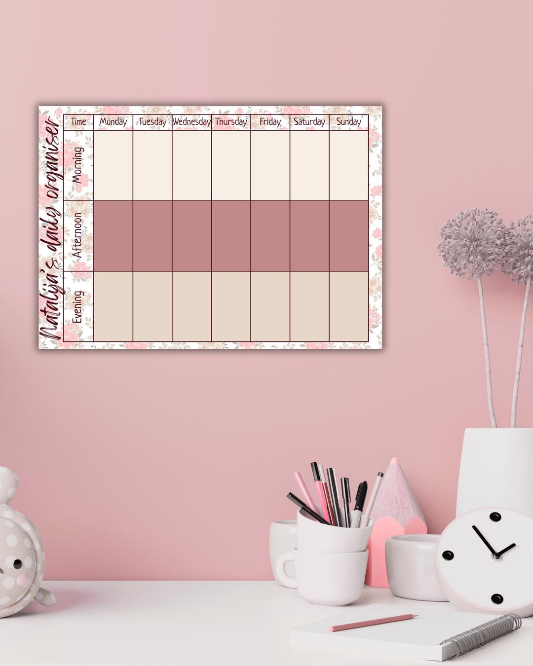 Kids Routine & Chore Chart | Personalized Daily Planner | Build ...