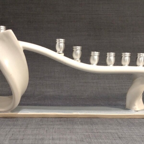 Ceramic Menorah - Etsy