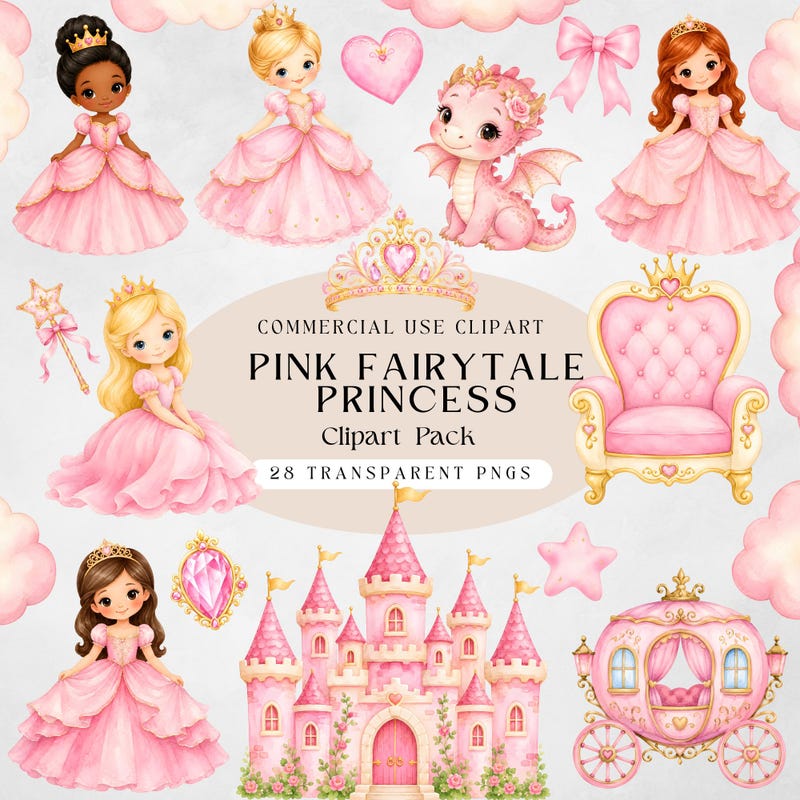 Pink Princess Dress - Etsy