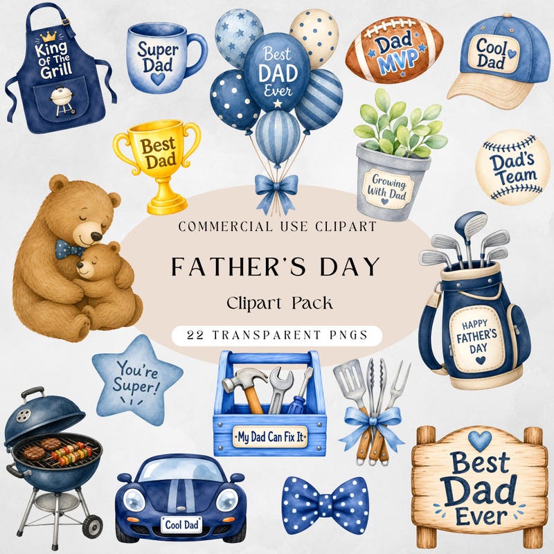 Watercolor Dad Canvas - Etsy UK