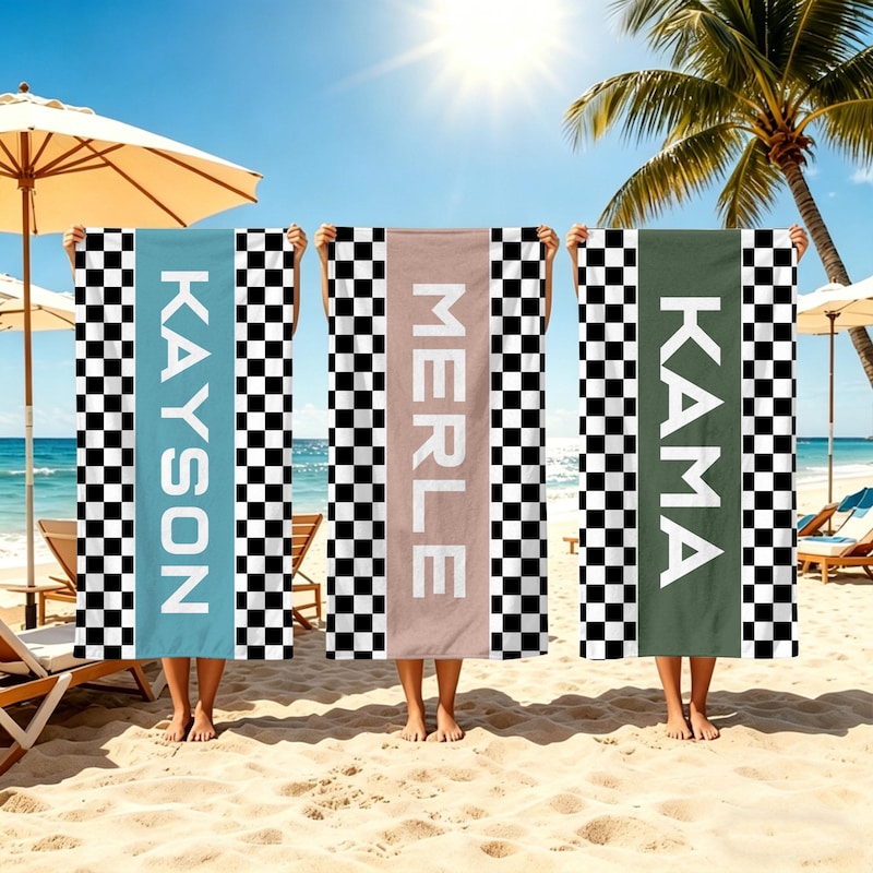 Flag Beach Towels - Etsy