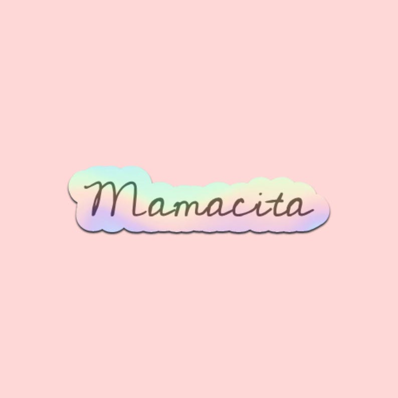 Mamcita Sticker | Funny Vinyl Decal for Laptops, Tumblers, Water ...