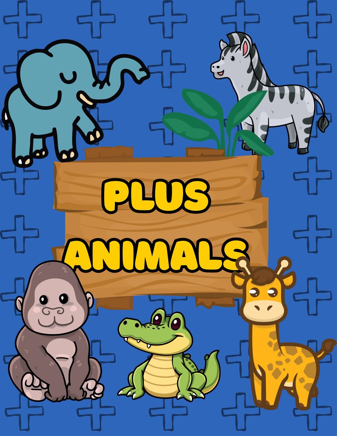 Printable Addition Worksheets: Animal Theme for Kids (ages 3-5 ...
