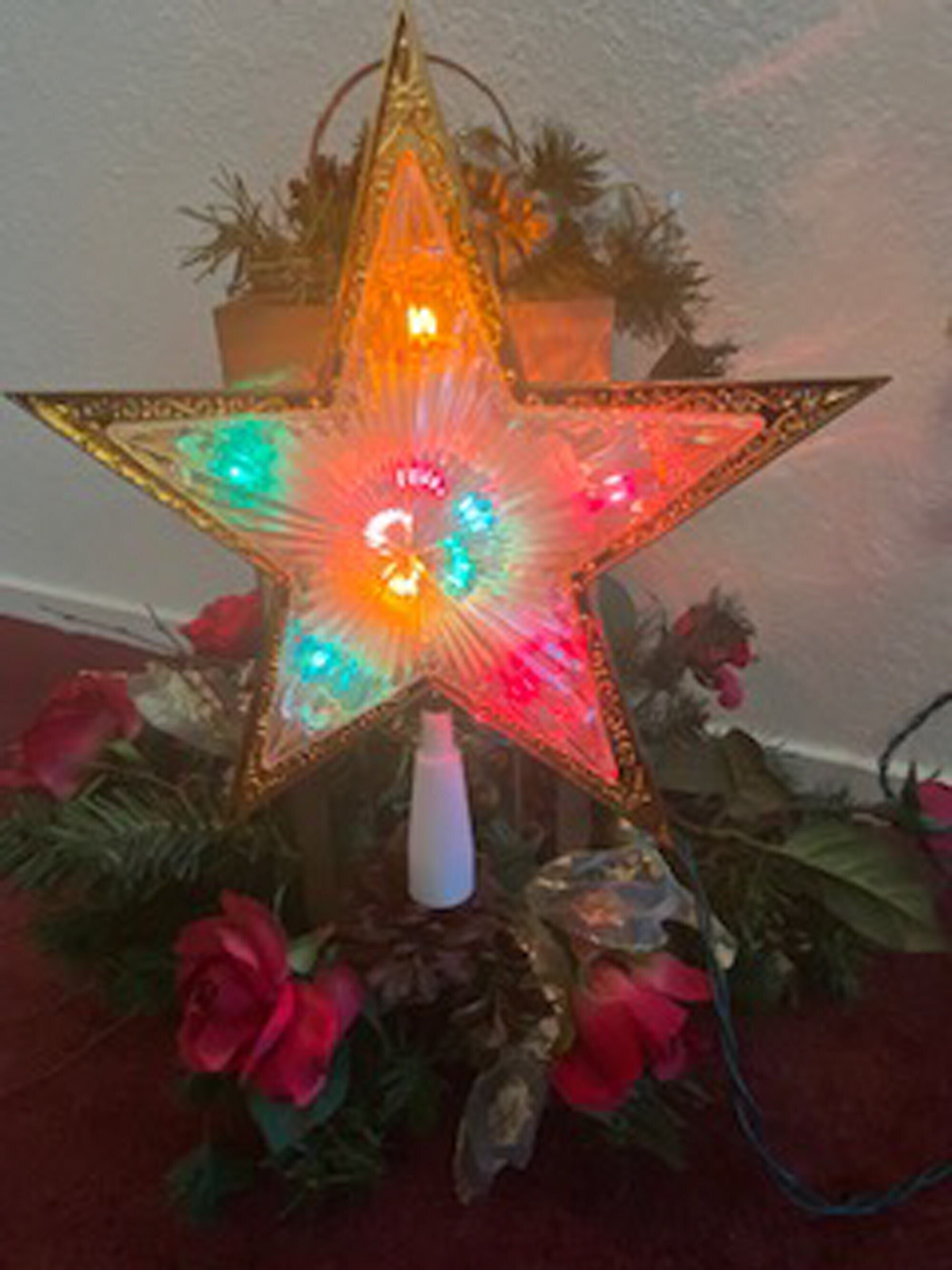 Illuminated Tree Topper Christmas Tree Topper - Etsy