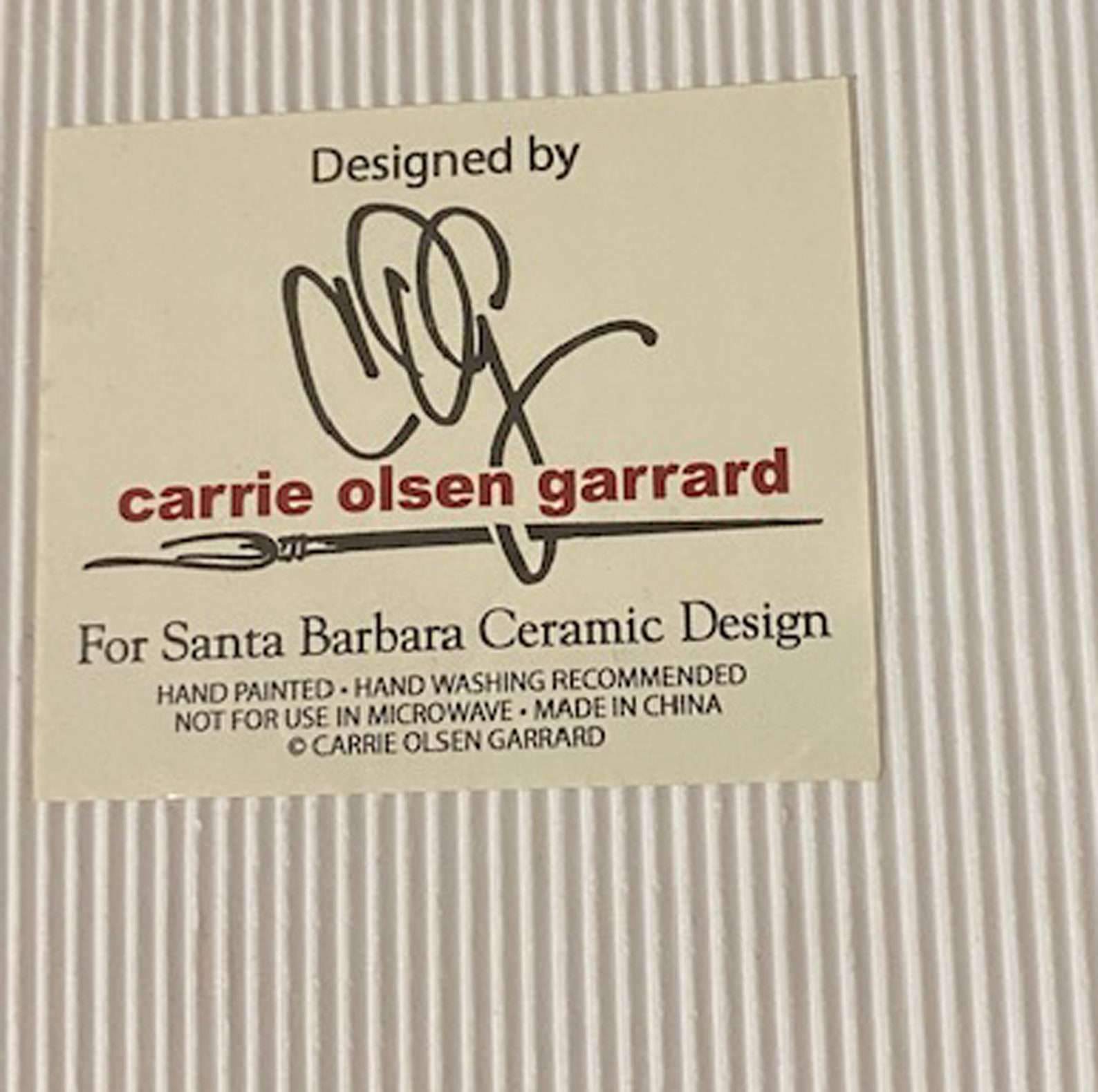 Carrie Olsen Gerrard Hand Painted Salt & Pepper Shakers - Etsy