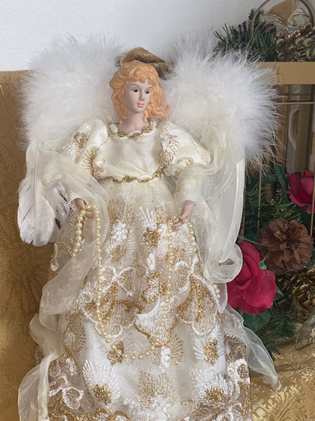 Traditions Holiday Angel Tree Topper - Etsy