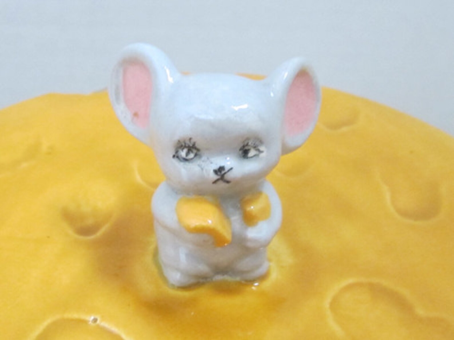 Retro Covered Cheese Dish With Mouse Lid - Etsy