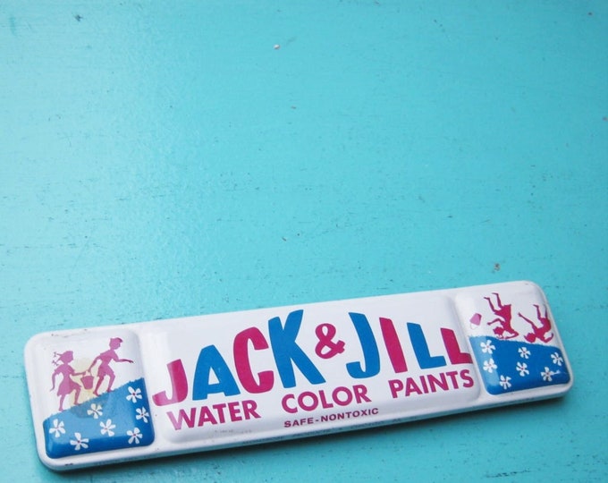 Jack & Jill Watercolor Paint Set in Tin Box Made in England; Charming ...
