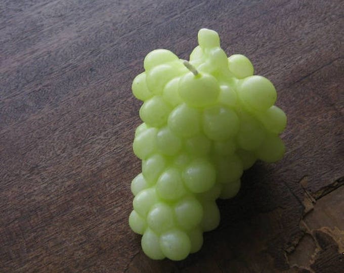 Amazing Vintage Grape Cluster-shape Candle Figural Green - Etsy