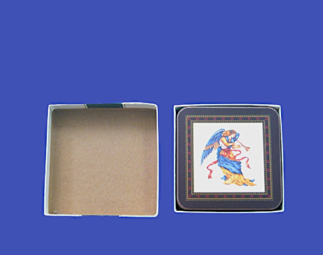 Set of 6 Angel Image Drink Coasters Pimpernel angels Coasters Made in ...