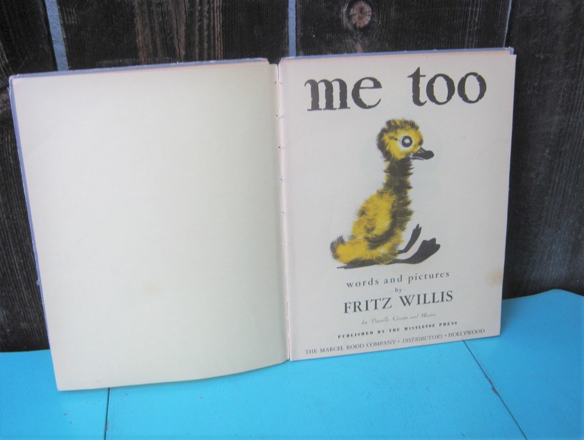 Midcentury Picture Book me Too by Fritz Willis | Etsy
