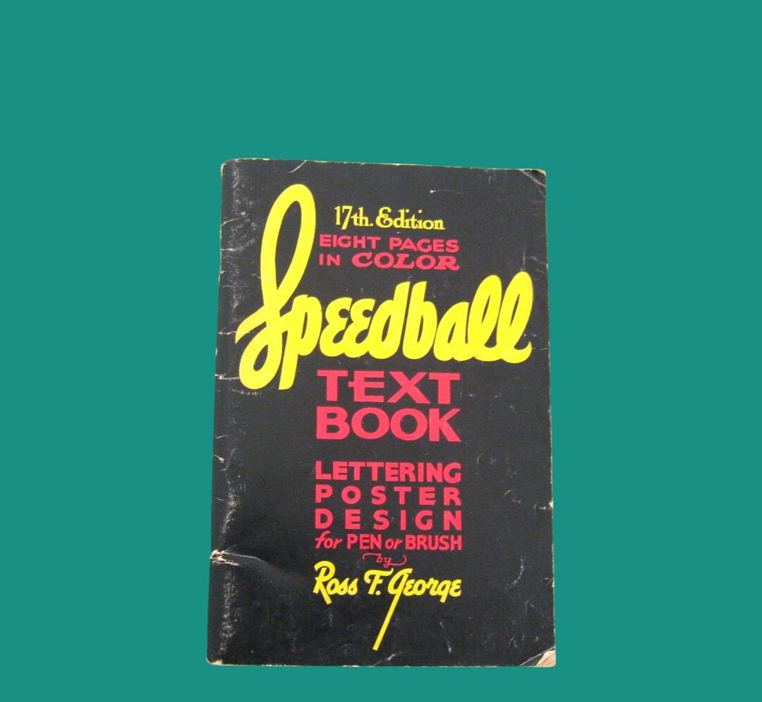Speedball Textbook Lettering Poster Design for Pen or Brush 17th ...