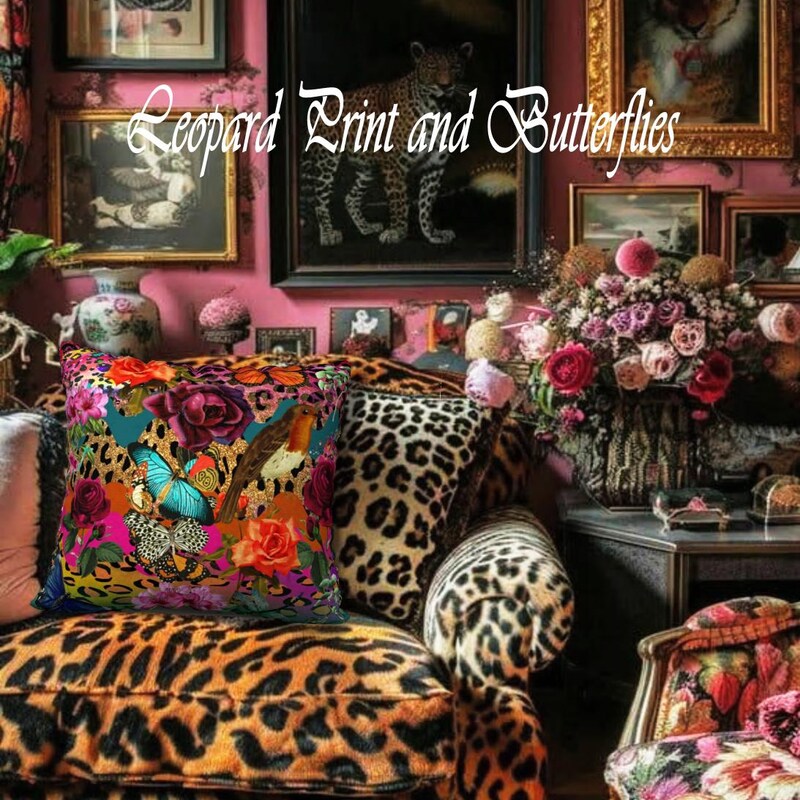 Leopard Throw Pillow - Etsy