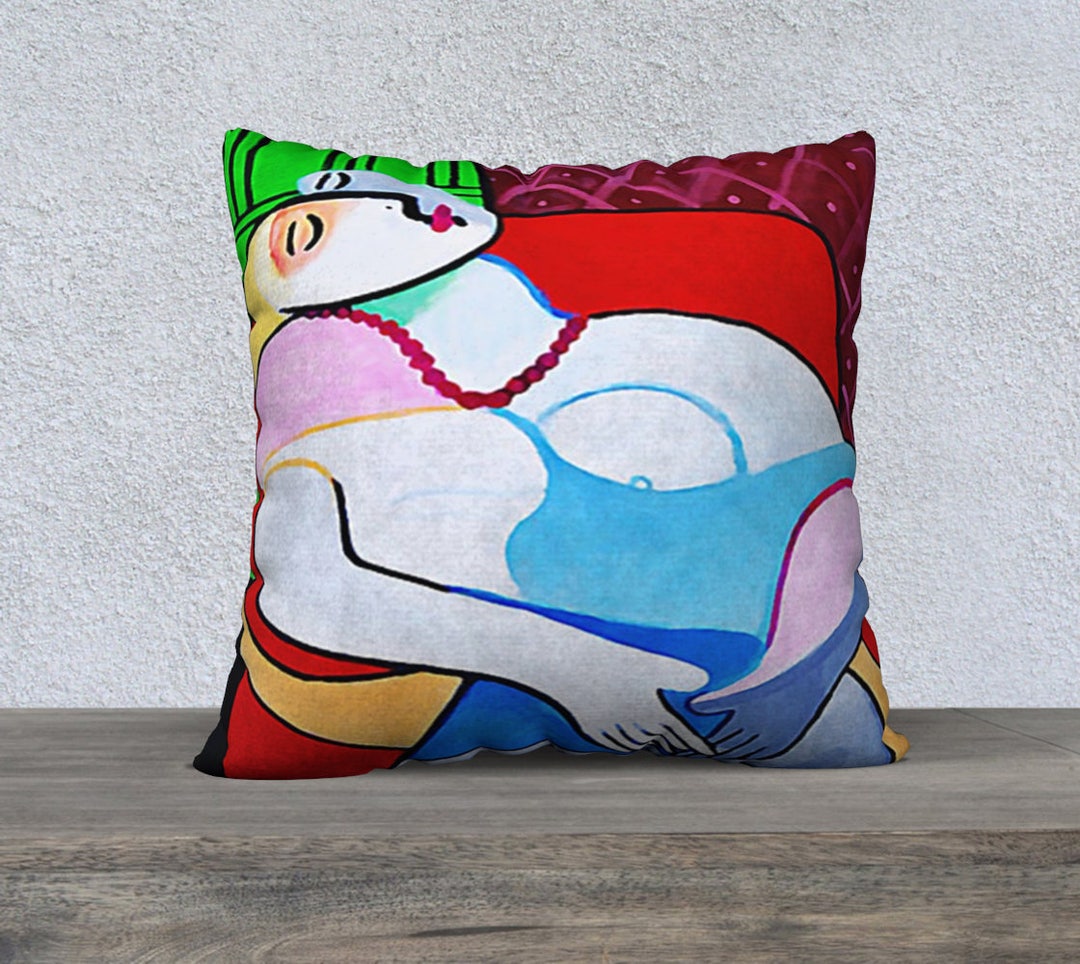 Picasso Style Art Pillow Cover, Modern Art Pillow, Pillow for Sofa ...