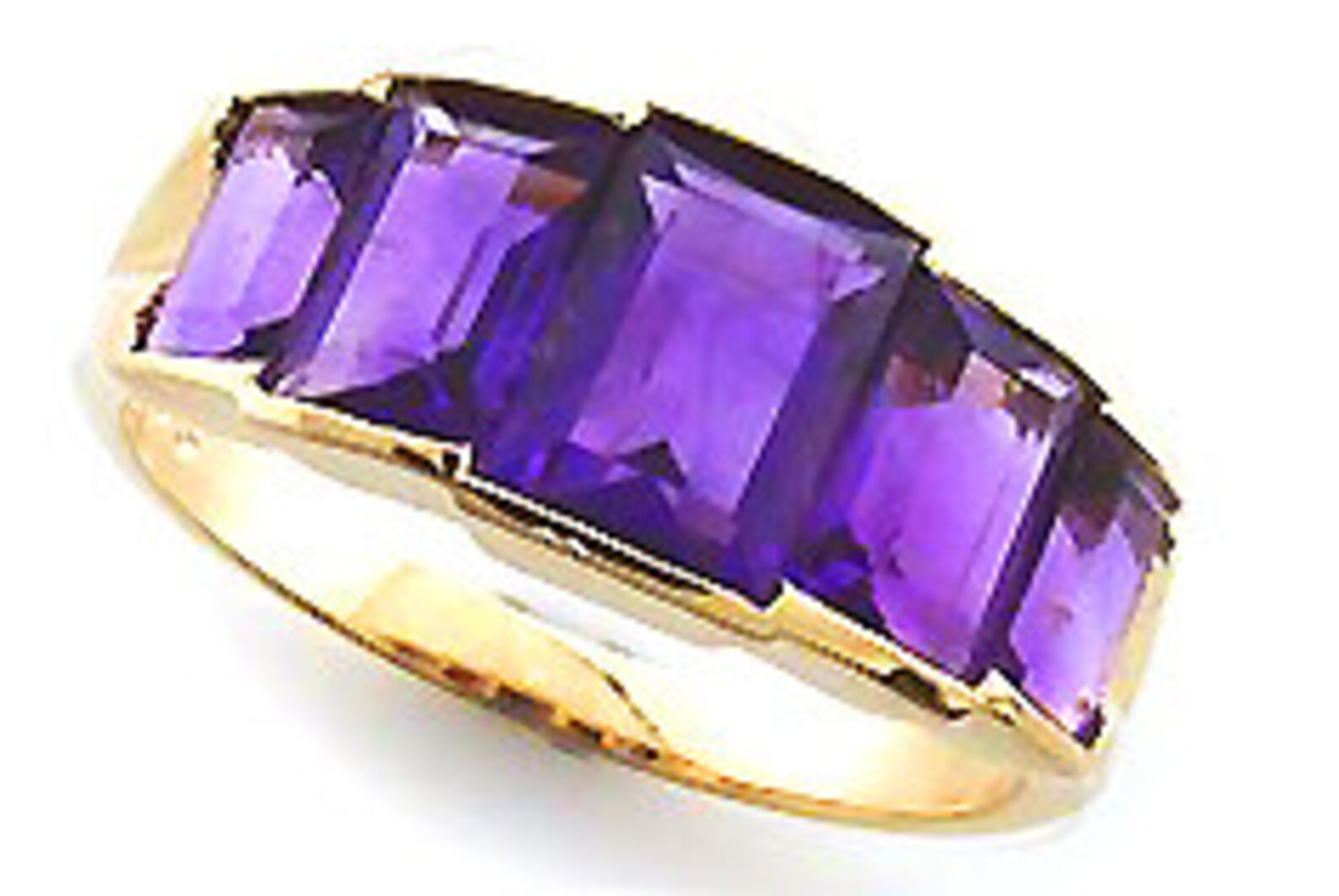 Vintage Amethyst Ring 9ct 9k 14k 18k 14k Platinum Gold Antique | Etsy