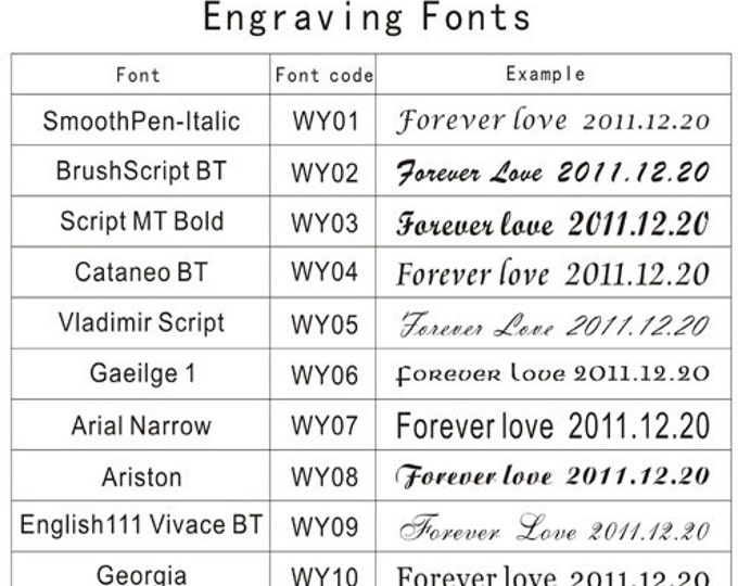 Custom Laser Engraving - Rings Text - Etsy
