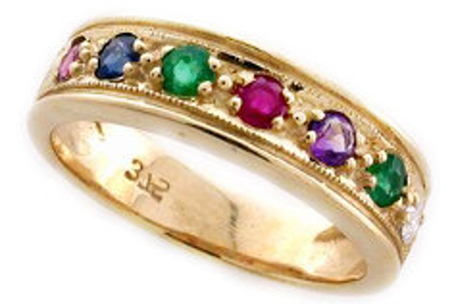 Victorian DEAREST Ring 9k 9ct 14k 18k Solid Gold Diamond - Etsy