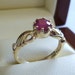 Gold Ruby Ring, 9ct 9K Ladies Ruby Ring, Womens Ruby Ring, Vintage ...