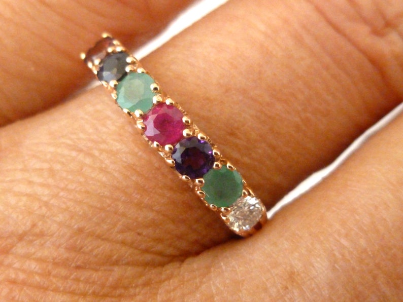 DEAREST Ring 9ct 9k 375 Antique Style Victorian Women's - Etsy Australia