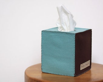 Nikkie's Felt Tree and Birds Tissue Box Cover - Etsy