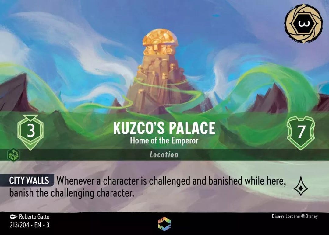Kuzko's Palace - Home of the Emperor - TCG - Holo Card - Proxy Lorcana ...