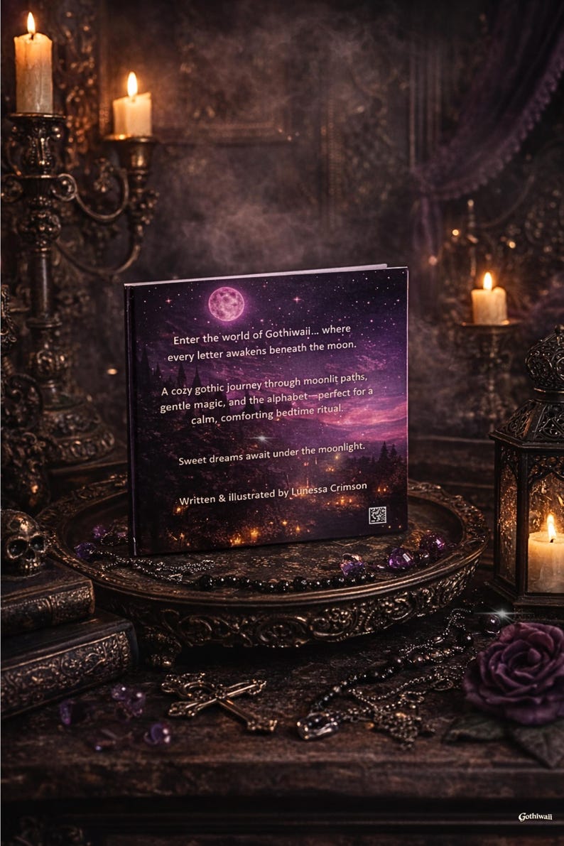 Gothic ABC Alphabet Story Book for Kids, the Nightfall Alphabet of ...