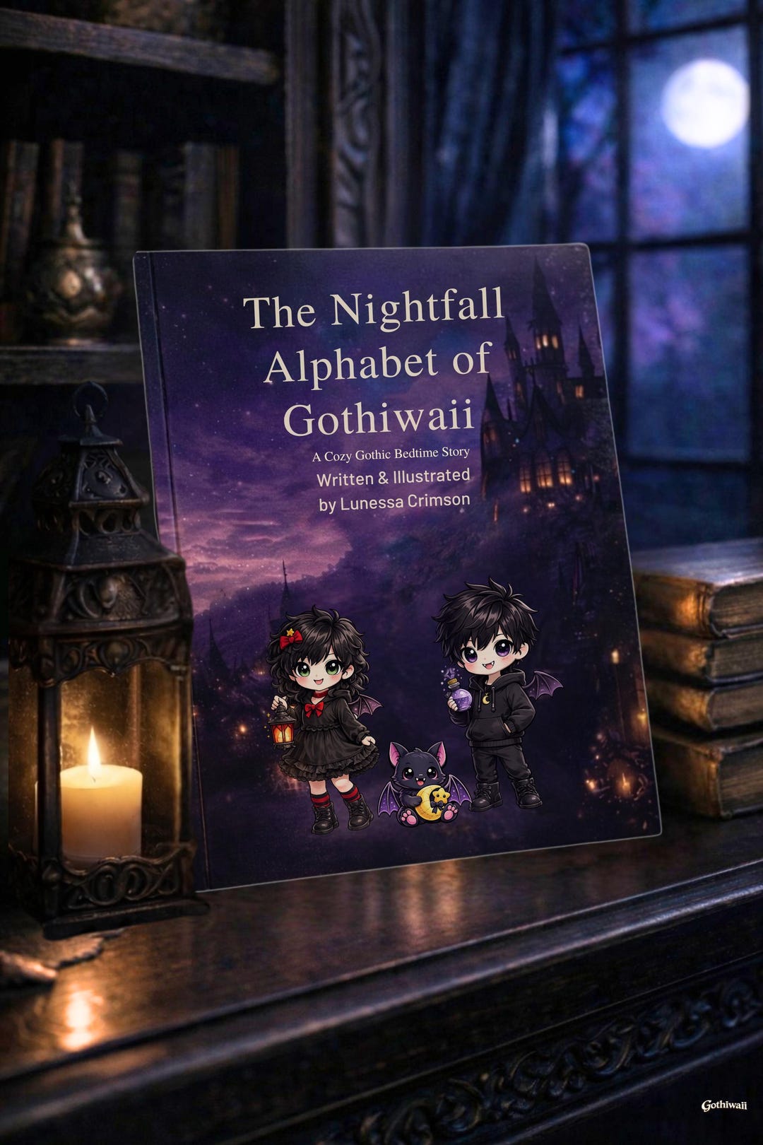 Gothic ABC Alphabet Story Book for Kids, the Nightfall Alphabet of ...