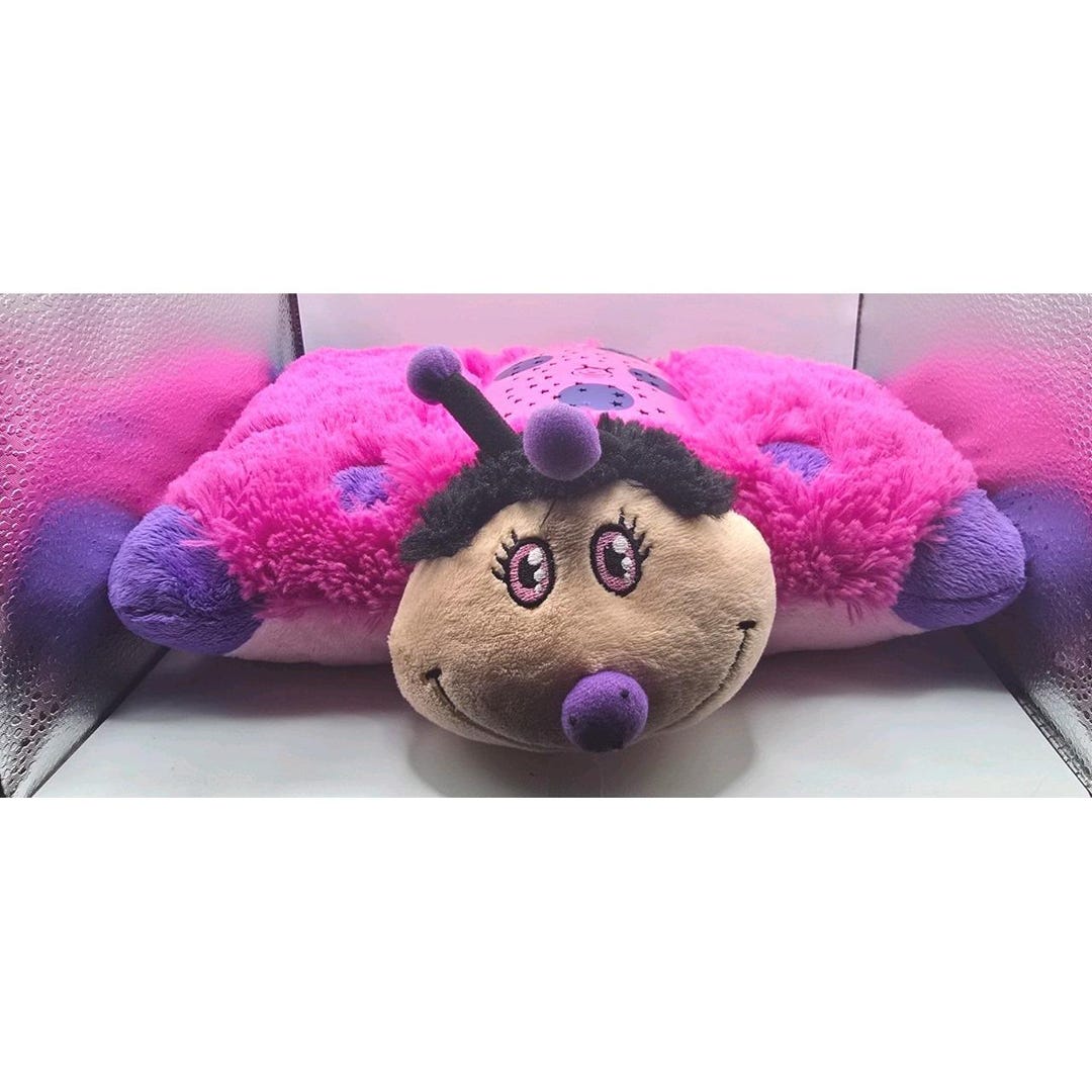 Pillow Pets Dream Lites Pink Ladybug Night Light Toy Tested Works. - Etsy